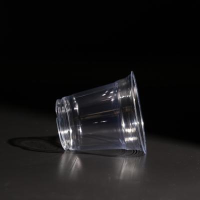 China 10oz Clear PET Bubble Tea Cups with Dome Lids 1000pcs for Takeaway Cold Drinks for sale