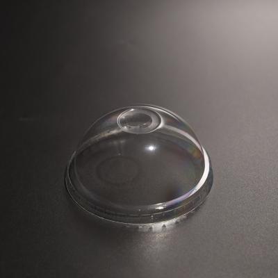 China PET Leak-proof Clear Dome Lid 95mm BPA Free Fit PP and PET Cups for Bubble Tea for sale