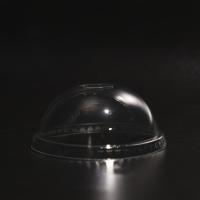 China 95mm Disposable PET Transparent Plastic Cup Dome Lid for 12-24oz Iced Coffee Cups for sale
