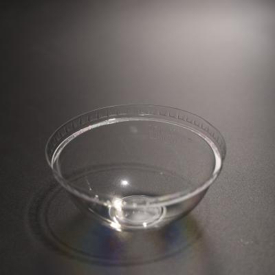 China Disposable 95mm PET Dome Lid for Iced Coffee Cups Custom Color Leak Proof Snap On for sale