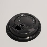 China 90mm Plastic PP Cup Lid Leakproof Round Protective Lid for Juice Boba Tea Cups FDA Approved for sale