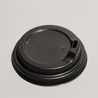 China FDA Certified 90mm Plastic Cup Lid for Hot and Cold Beverages Leakproof PP Flat Lid for sale