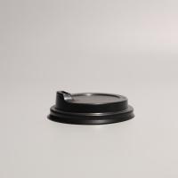 China Screw On 90mm Plastic Cup Lid Transparent FDA Certified Leak Proof for Hot Cold Beverages for sale