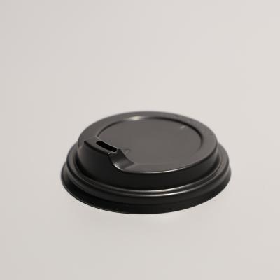 China Round Plastic Cup Lid 90mm Diameter Leak Resistant Design Suitable for Various Beverage Cups for sale