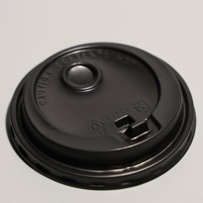 China 90mm Transparent Plastic Cup Lid SGS Certified Leak Proof Disposable Snap On Screw On for Hot Cold Beverages for sale