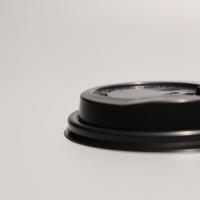 China Plastic Cup Lid 90mm Sip Hole Cover for Hot Cold Beverages Leakproof FDA SGS for sale