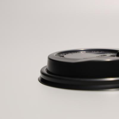 China Plastic Cup Lid 90mm Sip Hole Cover for Hot Cold Beverages Leakproof FDA SGS for sale