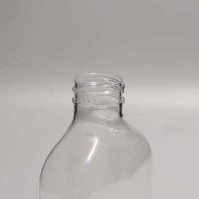 China FDA Certified 350ml Plastic PET Bottle with Screw On Lid for Liquid Food Packaging for sale