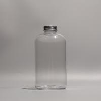 China 500ml Clear PET Plastic Bottle BPA Free Food Grade Disposable Container with Aluminum Cap for sale