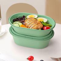 China Rectangular Disposable Plastic Food Container 618ml 200x150x55mm BPA-Free Microwave Safe for sale