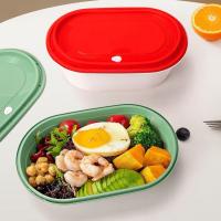 China Disposable Plastic Food Container 618ml Rectangular Microwave Safe Takeaway Box for Catering Events for sale