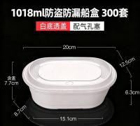 China Plastic Food Container 20x15x7.7cm Leakproof Dishwasher Safe BPA Free 1.5L for sale