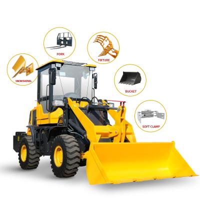 China Farms Face 4 Wheel Manufacturer Mini Wheel Loader Master Cylinder Front End Shovel Loaders Articulated Small Compact Wheel Loader for sale