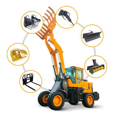 China Building Material Stores Manufacturer Mini Wheel Loader Used Front Telescopic End Loader Machinery Wheel Loaders Made in China for sale