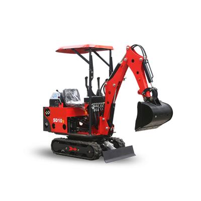 China Farms Shanding Mini Excavators 1ton 0.8ton Mini Digger with CE and EPA for sale