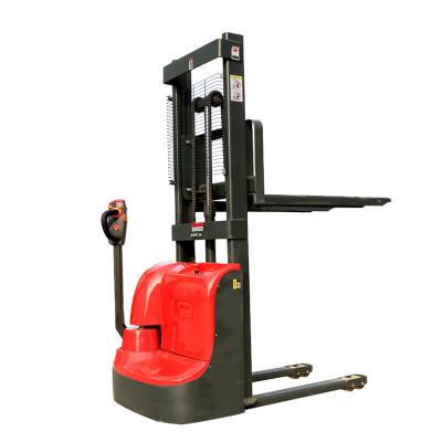China Loading Shanding CDD15 Hotels 1.5 Ton Electric Pile Forklift Walkie Stacker Pallet Jack for sale