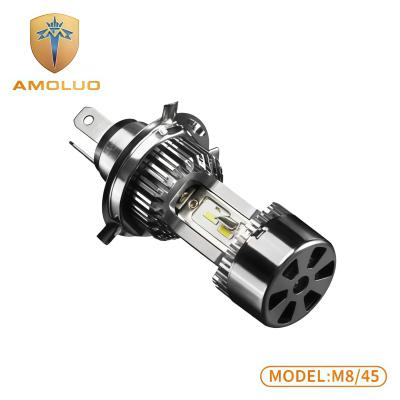 China H4 LED Motorcycle Headlight 45W 7650 Lumens IP68 Waterproof 30mm Diameter Universal Fit for sale