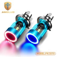China 30W H4 LED Motorcycle Headlight with 2800 Lumens and 35mm Diameter - Weather Resistant Two Wheeler Lighting for sale