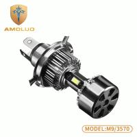 China H4 LED Motorcycle Headlight - 4200 Lumens, 45W High Beam, 30mm Diameter for Two-Wheeler Lighting for sale