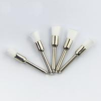 China Dental Polishing Prophy Brush Nylon White Flat Head Soft Colorful Latch Style for sale