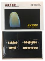 China Plastic Polymer Dental Acrylic Resin Teeth A1 A3 2 Layers Dental Composite Resin for sale