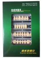 China Clear Dental Acrylic Resin Kit Teeth Synthetic 2 Layers Dent Resin Teeth for sale