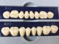 China Dentistry Dental Acrylic Resin Teeth A2 A3.5 Dental Acrylic Polymer False Teeth for sale