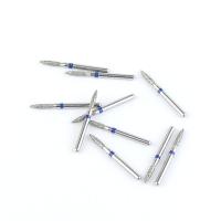 China High Speed FG Diamond Bur Dental Flame Shaped Diamond Bur Dental Bit Needle for sale