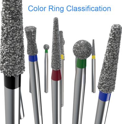 China Fine FG Diamond Bur High Speed Drill Burr Carbide Pear Shaped Burs Dental for sale