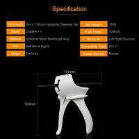 China 5ml 1:1 Dental Manual Silicone Glue Gun Injection Gun Silicon Impression Material Light Body Dispenser for sale