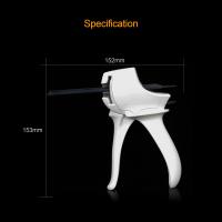 China 5ml 10:1 Dental Manual Silicone Impression Material Dispenser Silicon Gun Light Body Injection Gun for sale