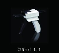 China 25ml 1:1 Dental Manual Silicone Impression Material Dispenser Silicon Gun Light Body Injection Gun for sale