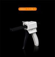 China 50ml 1:1 2:1 Dental Manual Silicone Impression Material Dispenser Silicon Gun Light Body Injection Gun for sale