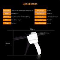 China Tube Silicone Injection Gun 75ml 1:1 2:1  Silicone Impression Material In Dentistry for sale