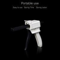 China Silicone Impression Material Dental Silicone Tube Squeezer Gun Injection Light 75ml 4:1 10:1 for sale