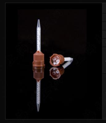 China Brown Mixing Tips Dental  Intra-Oral  Type 3  13#A 1:1 Dental Silicone Impression Material for sale