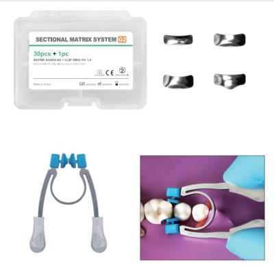 China Universal Band Dental Sectional Matrix Holder In Dentistry G2 Autoclavable M2 Handheld Clamping Ring R4 for sale
