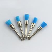 China Bowl Type Dental Prophy Brush Latch Soft Colorful Nylon Flat Head Pen Shape for sale