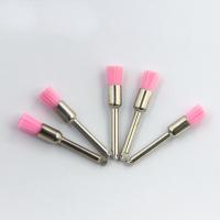 China Bowl Type Dental Prophy Brush Latch Soft Colorful Nylon Flat Head Pen Shape for sale