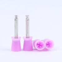 China Disposable Dental Prophy Brush 4 Ribs 4 Angles Rubber Latch Style for sale