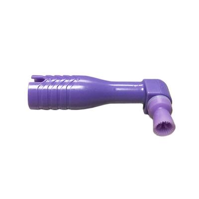 China Disposable Prophy Cups Snap On Dental Prophy Angle Brush Buckle Ribbed Head for sale