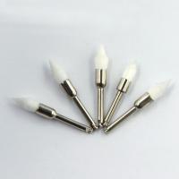 China Pointed Dental Prophy Brush Dental Use Soft Colorful Nylon Tapered Head Shape for sale
