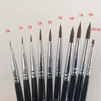 China Dental Ceramic Build Up Brush Lab  Porcelain Powder Pen Cleaner Glaze Brush Pen for sale