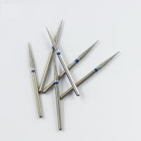 China Diamond Coated Burr Set Polishing HP Low Speed Burr Grinding Polishing Needle Shape Head for sale