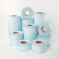 China Heat Sealing Flat Sterilization Reels Roll Gusseted Reel Pouches Sterilization Packets for sale