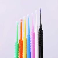 China Dental Microbrush Disposable Applicator Bendable Brush Lip Brush For Eyelash Extension Tools Lava Lash for sale