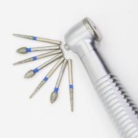 China Grinding And Polishing FG Diamond Burs 1.60mm Diameter With Electroplated SS Handle for sale