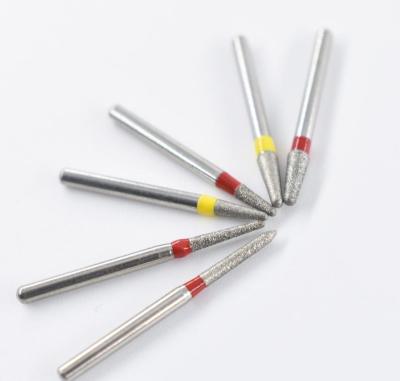 China Teeth Cutting Fg Diamond Burs 1.60mm Diameter Negotiable Packaging for sale