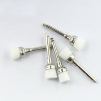 China Dental Prophy Cup Shape Brush For Polishing Teeth White Soft Nylon Latch Style for sale