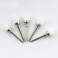 China Dental Prophy Cup Shape Brush For Polishing Teeth White Soft Nylon Latch Style for sale